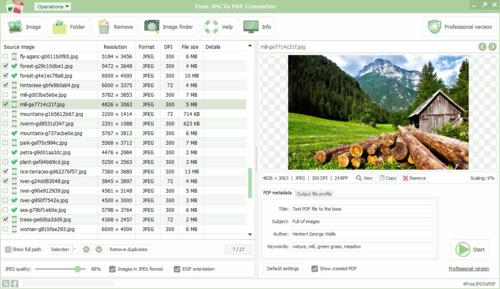 Free JPG to PDF conversion software | Free JPG To PDF Converter