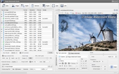 Photo and image watermark software | Image Watermark Studio